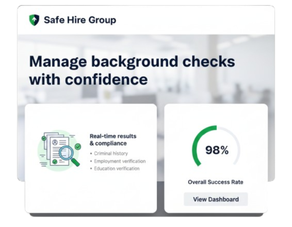 Safe Hire Group – Get a fast background check quote